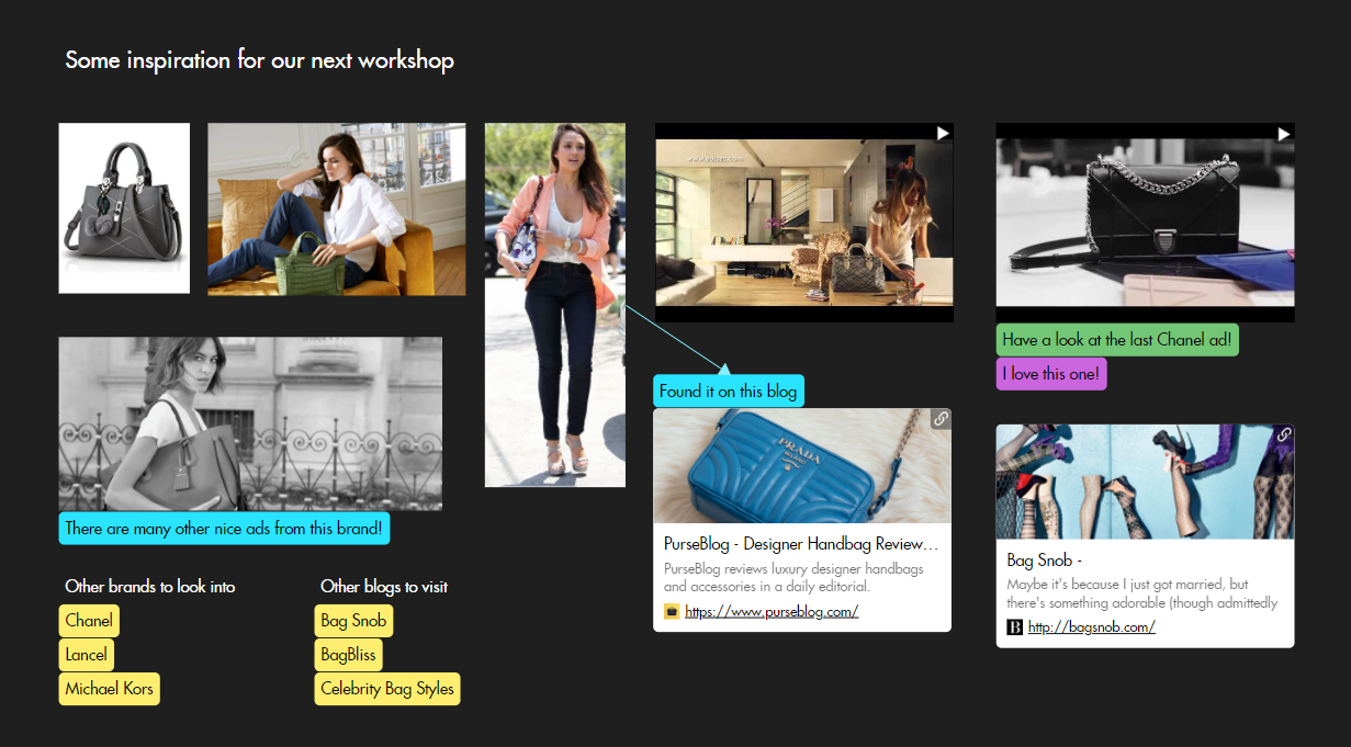 Moodboard - Examples - Draft