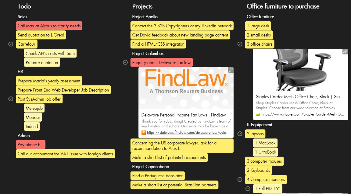 To-do List - Example - Draft